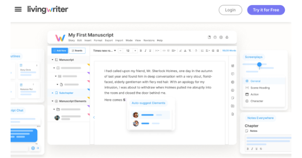 Best Online Writing Software | Writing App Living Writer